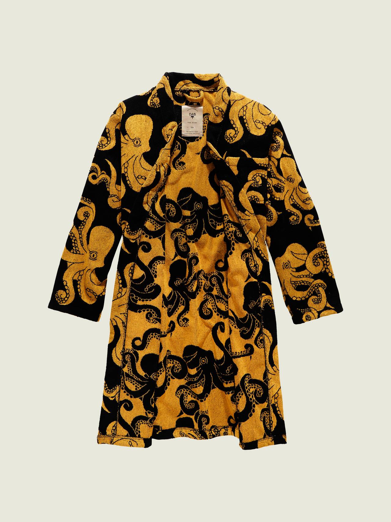 OAS Black Octo Robe - Black/yellow | Garmentory