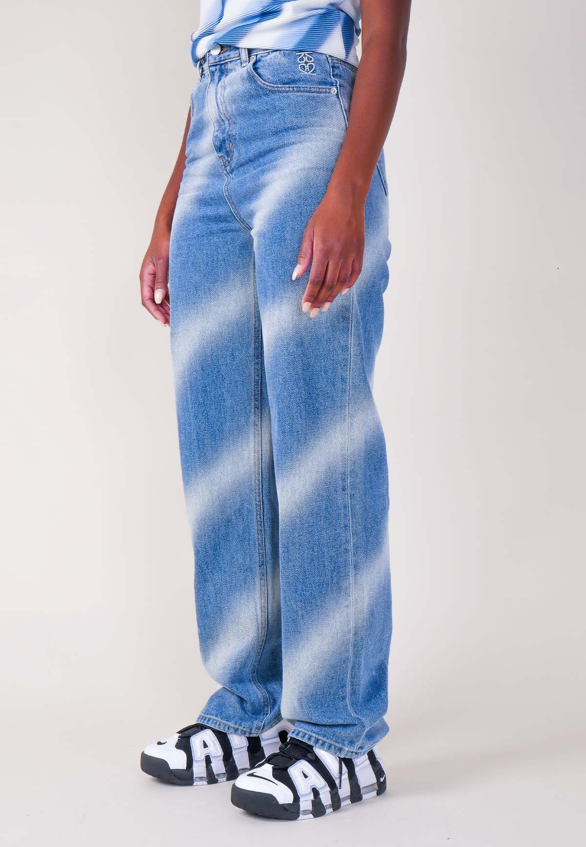 KIJUN Air Brushed Jeans - Blue | Garmentory