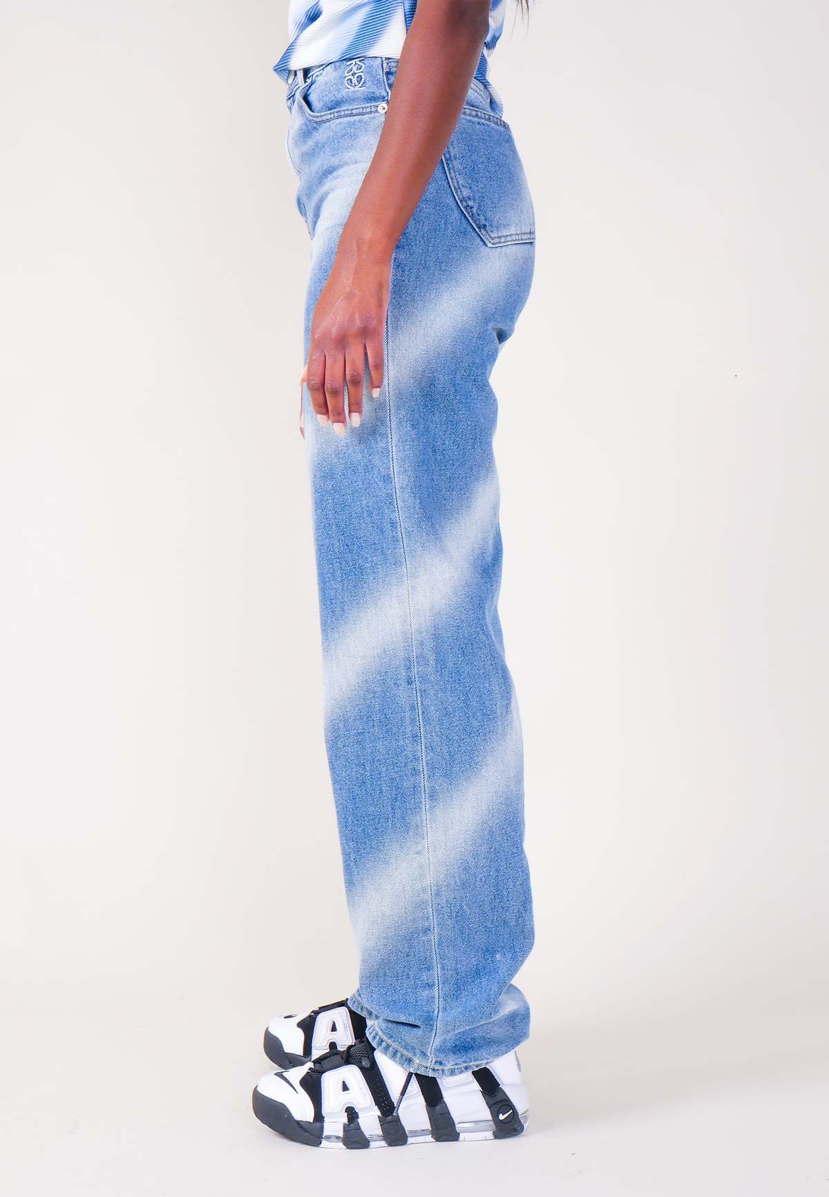 KIJUN Air Brushed Jeans - Blue | Garmentory