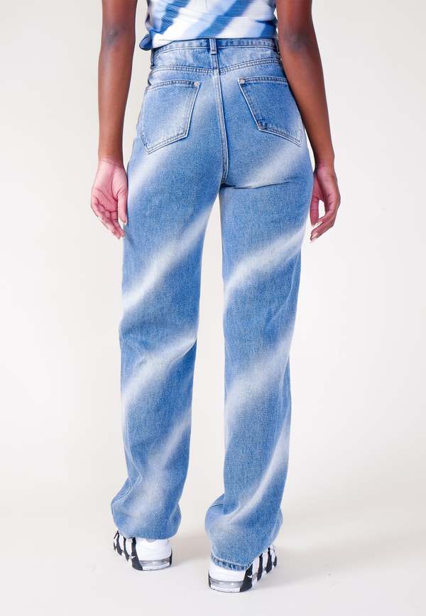 KIJUN Air Brushed Jeans - Blue | Garmentory