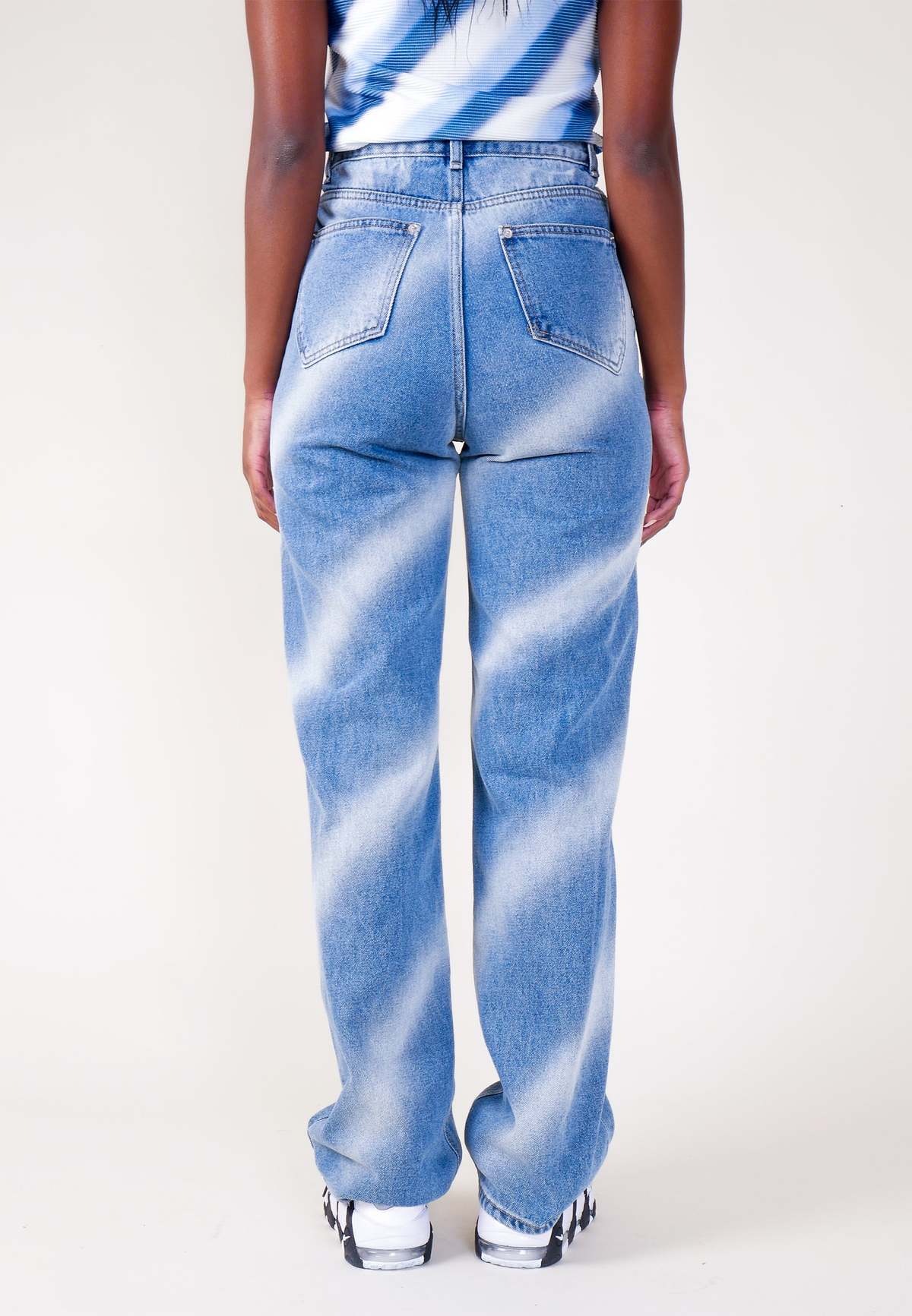 KIJUN Air Brushed Jeans - Blue | Garmentory