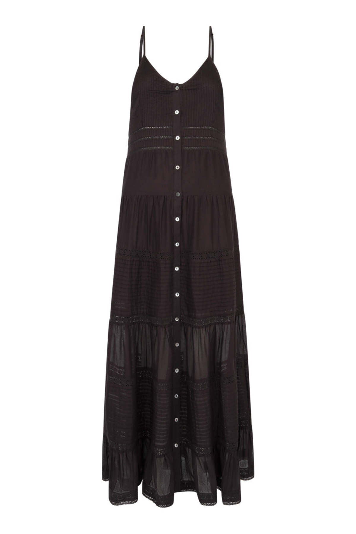 SPELL & THE GYPSY COLLECTIVE Dove Lace Strappy Dress - Midnight ...