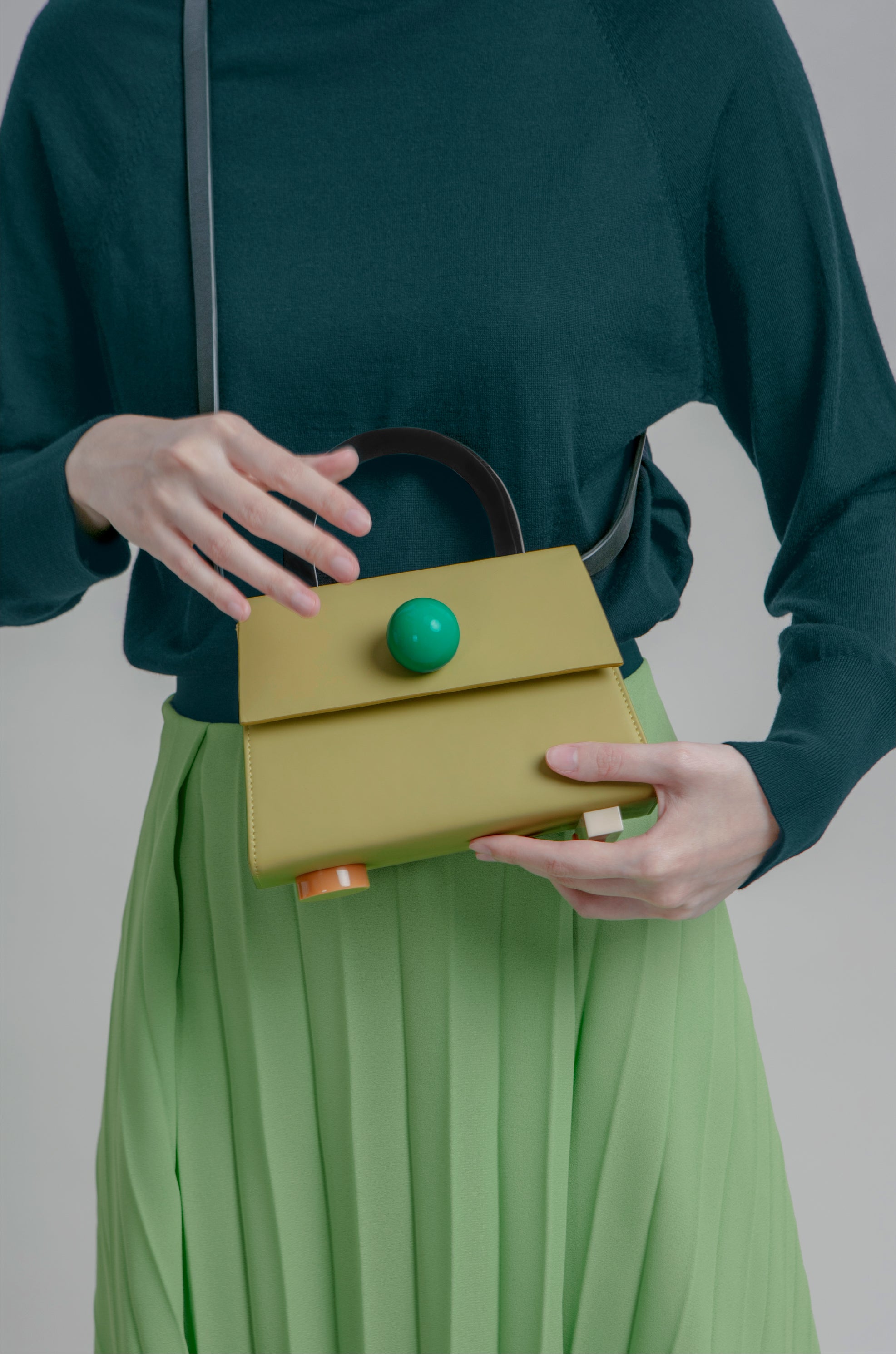 MATTER MATTERS Diva Satchel Strap Bag • Olive | Garmentory