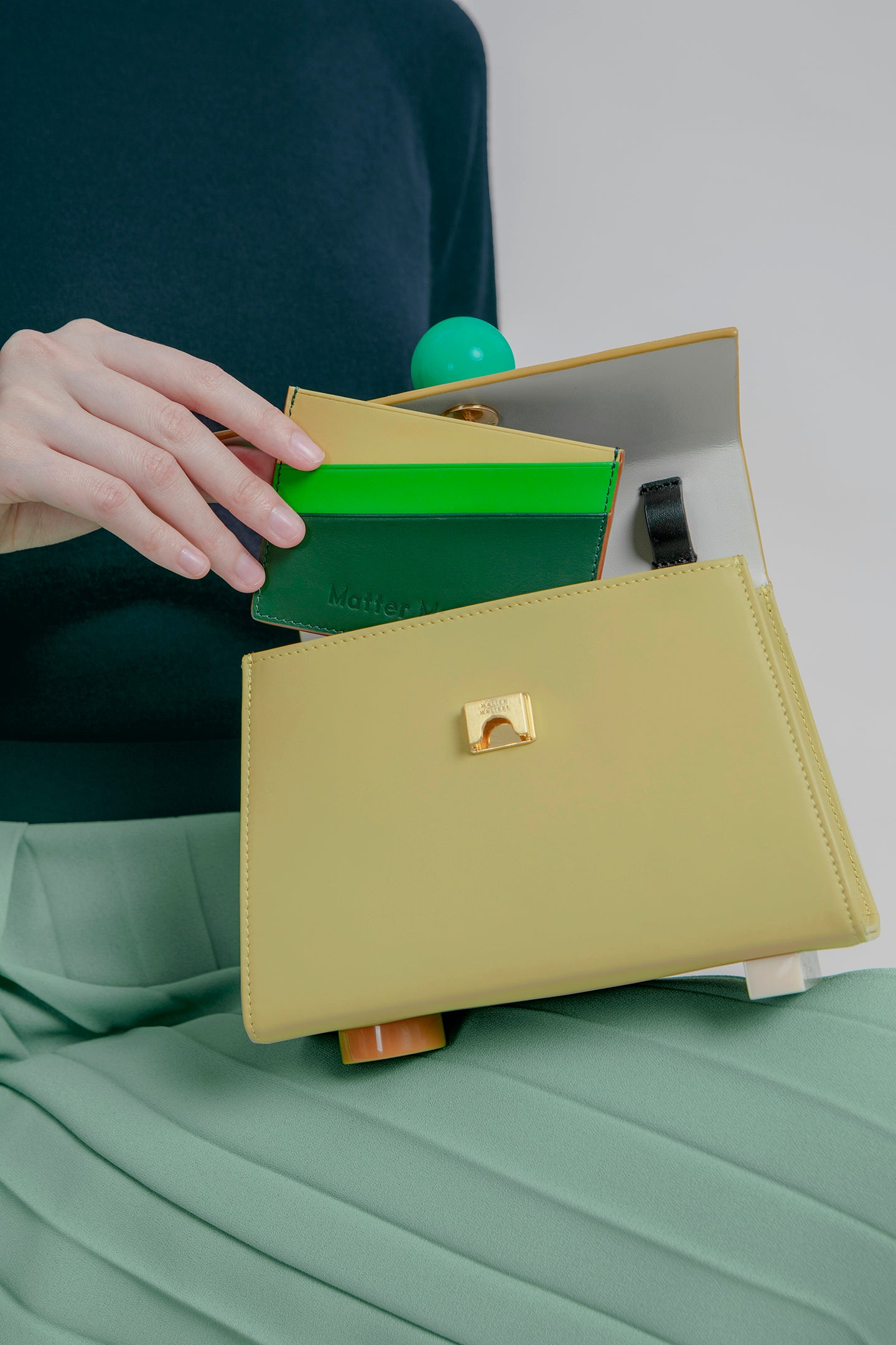 MATTER MATTERS Diva Satchel Strap Bag • Olive | Garmentory
