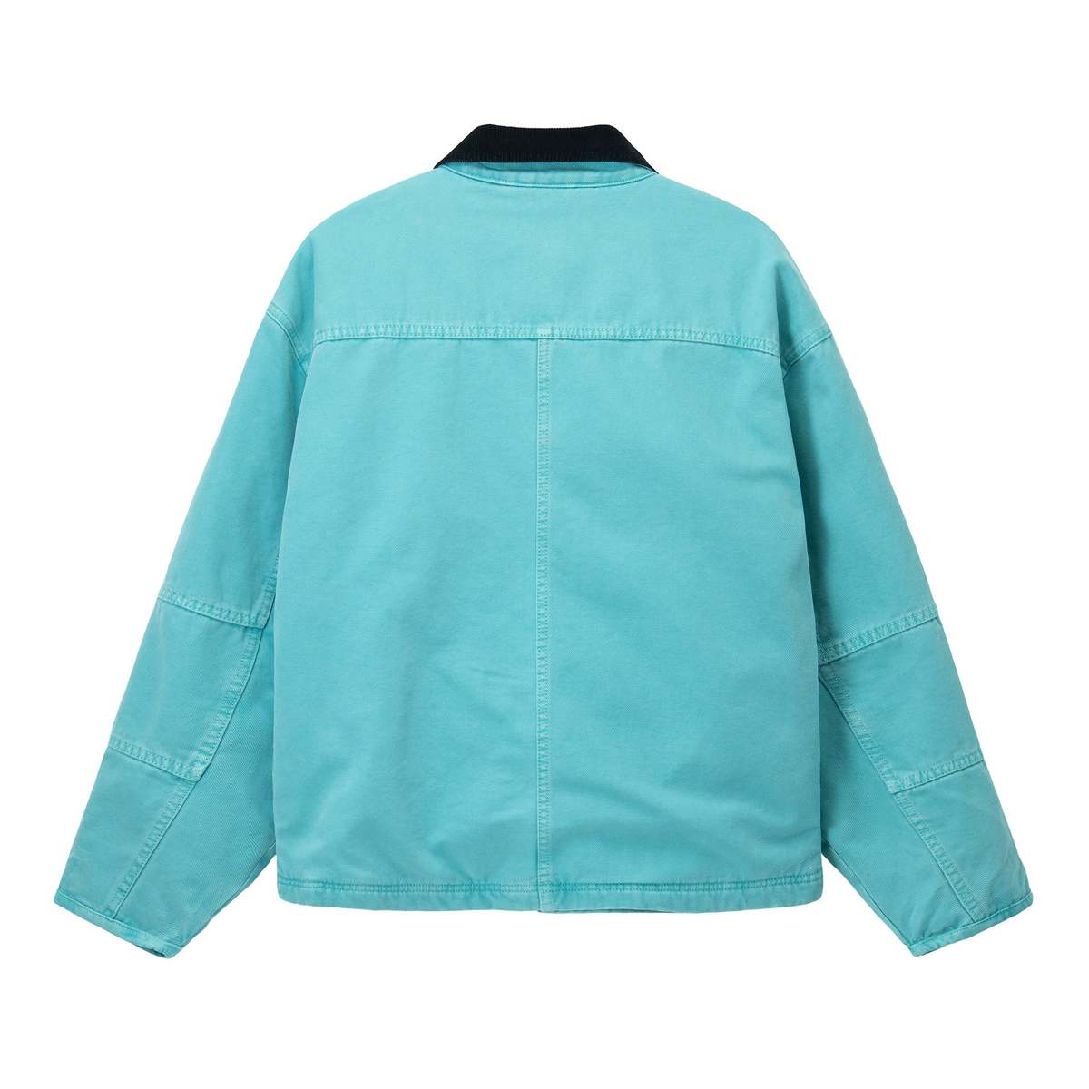 Stussy Washed Canvas Shop Jacket - Teal | Garmentory