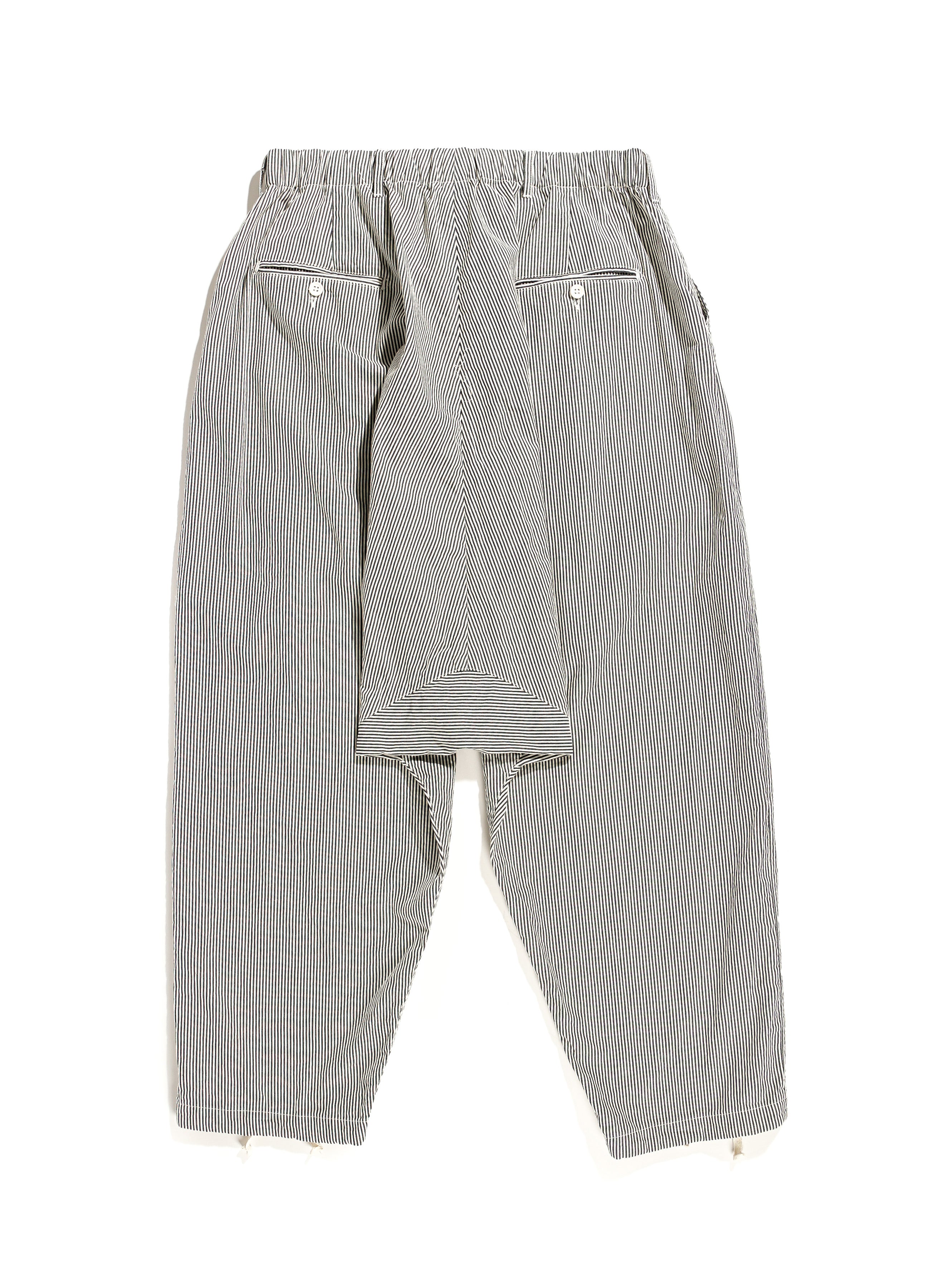 Engineered Garments Sarrouel Seersucker Stripe Pant - Navy | Garmentory