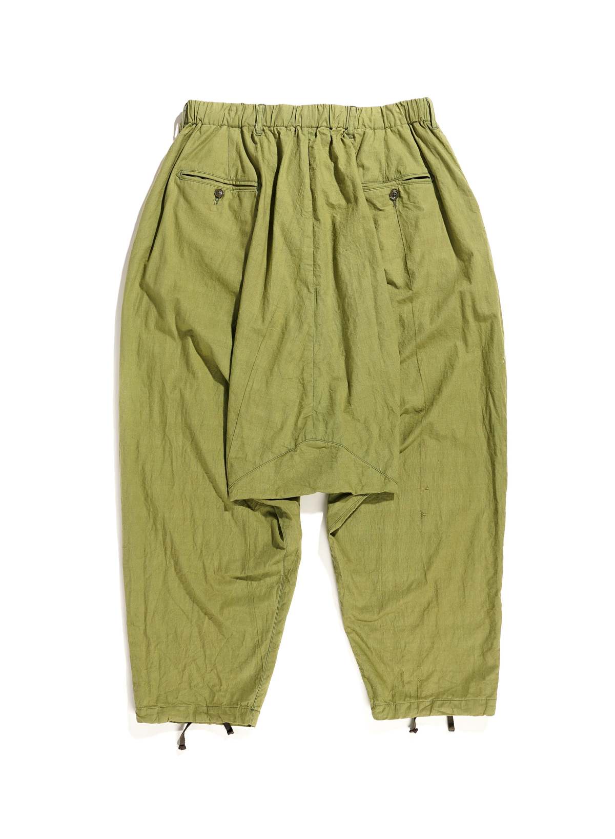 Engineered Garments Sarrouel Cotton Sheeting Pant - Olive | Garmentory