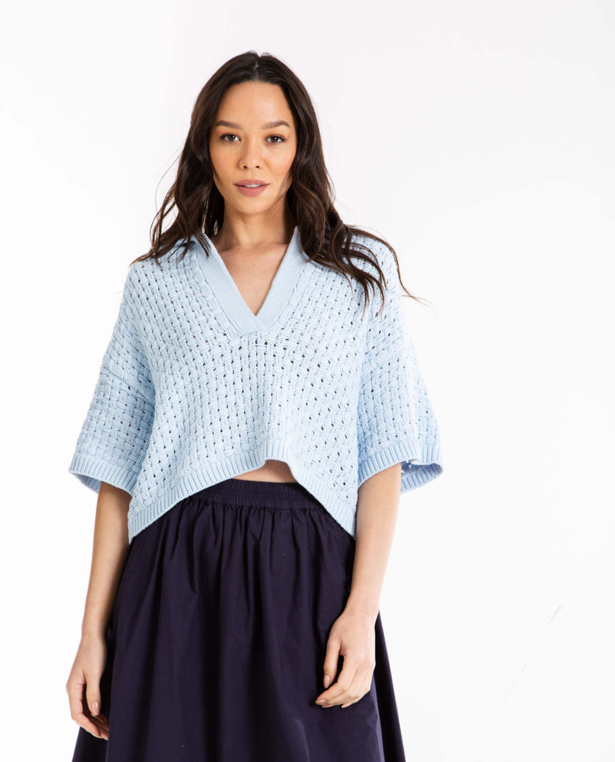 Oval Square Planet Knit Polo - Fresh | Garmentory