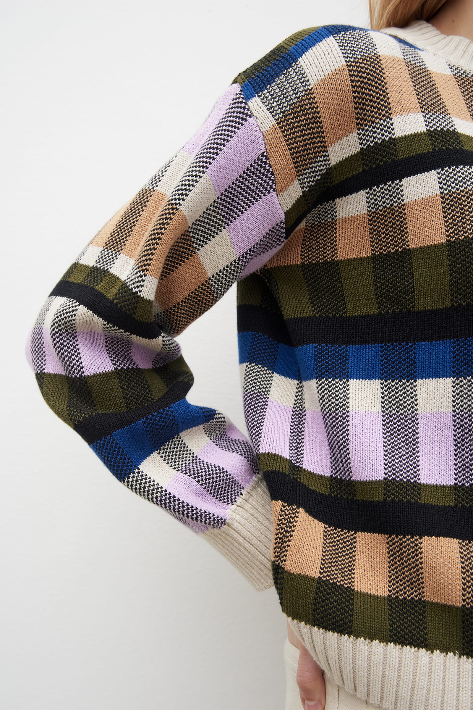 Kowtow Autumn Check Jumper - Autumn Check | Garmentory