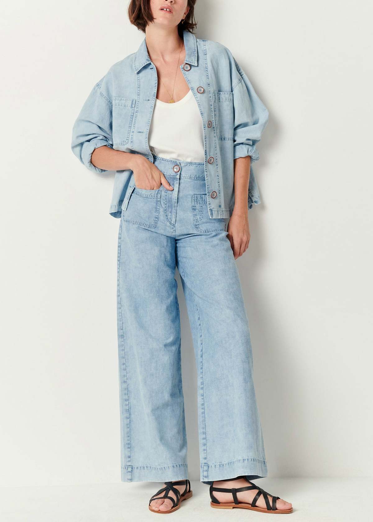 Sessun Ashton Jacket - Illusion Blue | Garmentory