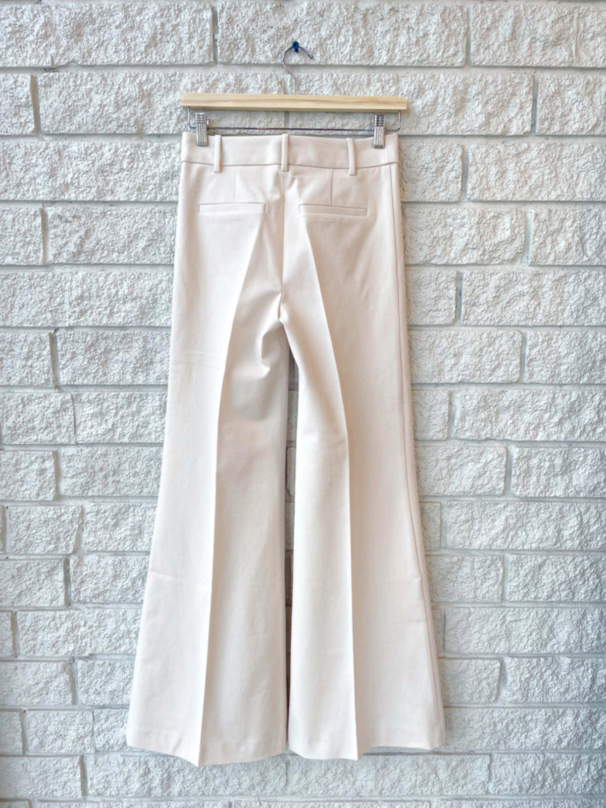 Frame Denim Le Palazzo Trouser - Bone | Garmentory