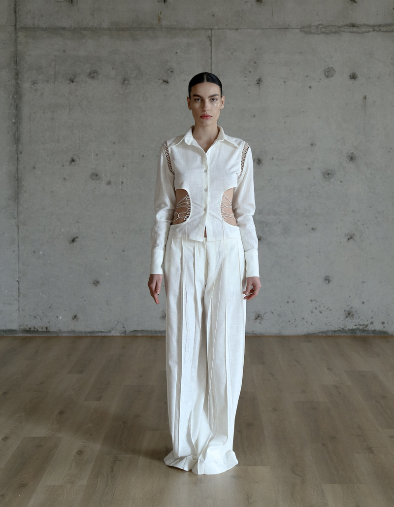 MAET ARDITE Linen Shirt - White | Garmentory