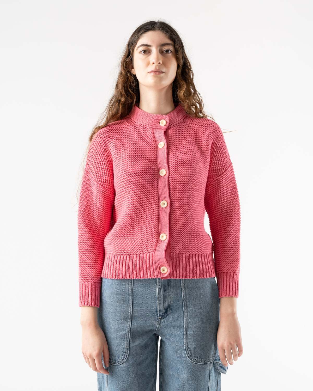 Alex Mill Nico Chunky Cardigan - Rouge | Garmentory