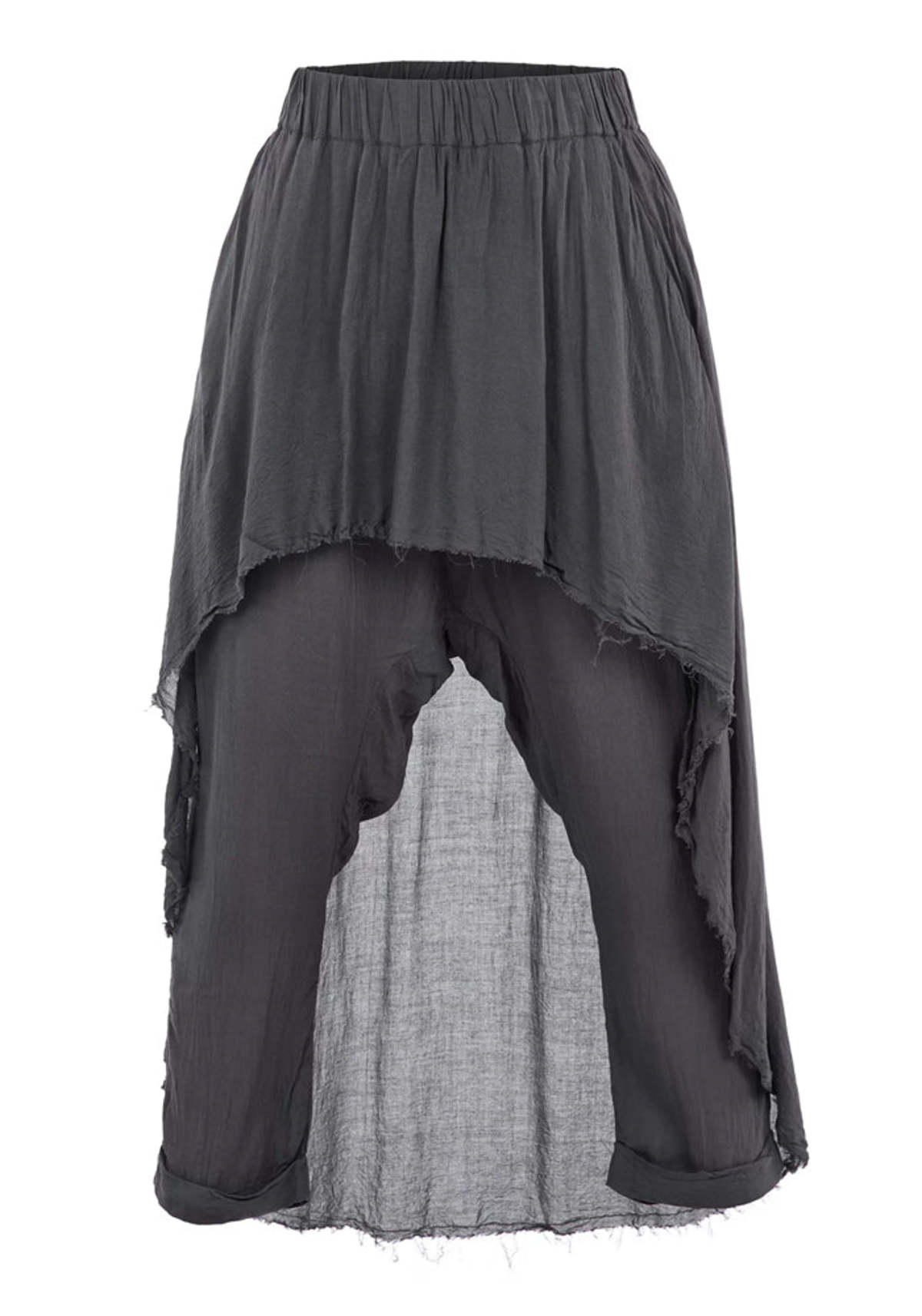 Studio B3 Andra Sheer Skirt Layer Drop Seat Pants - Black | Garmentory