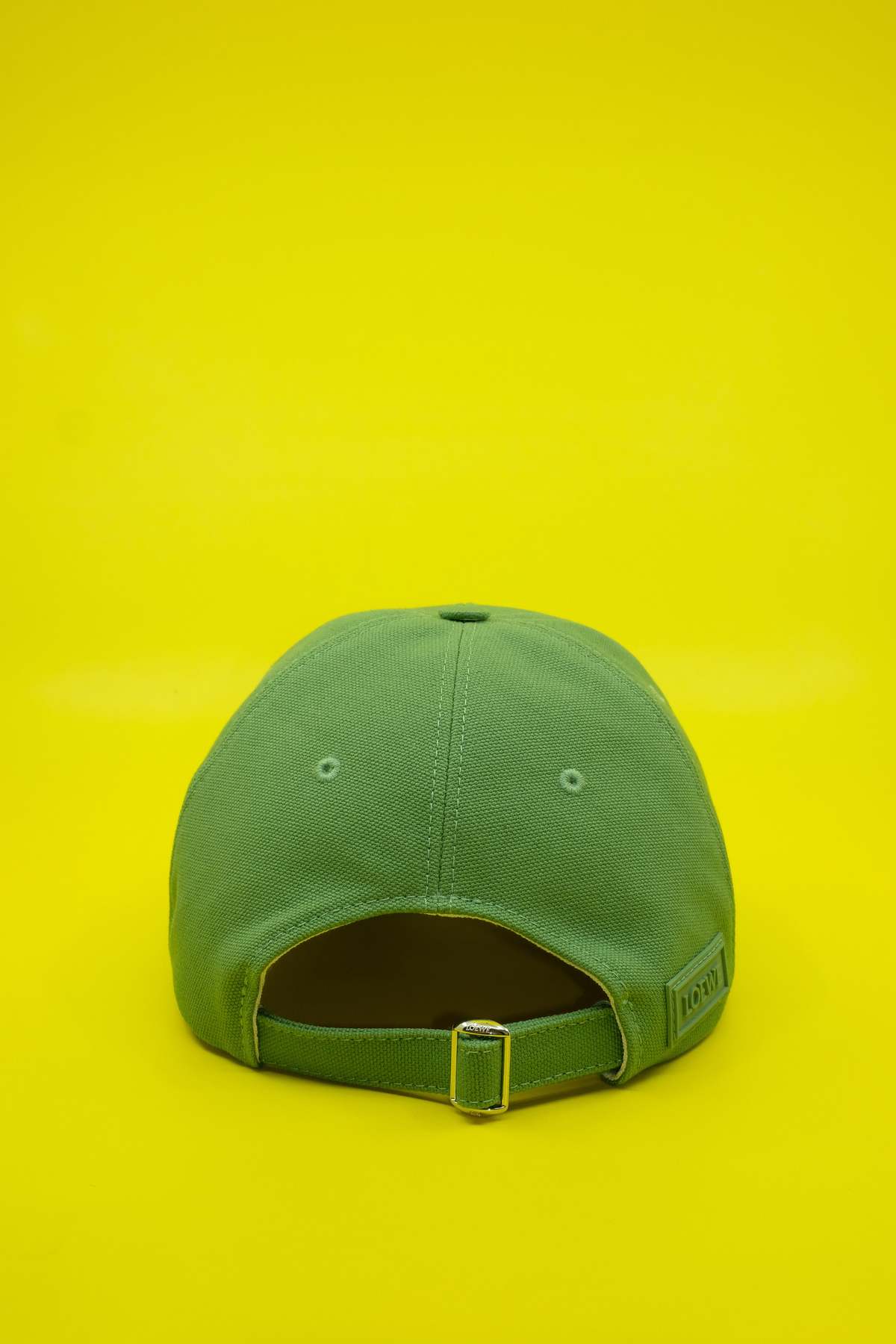LOEWE Canvas Patch Cap - Bright Apple | Garmentory
