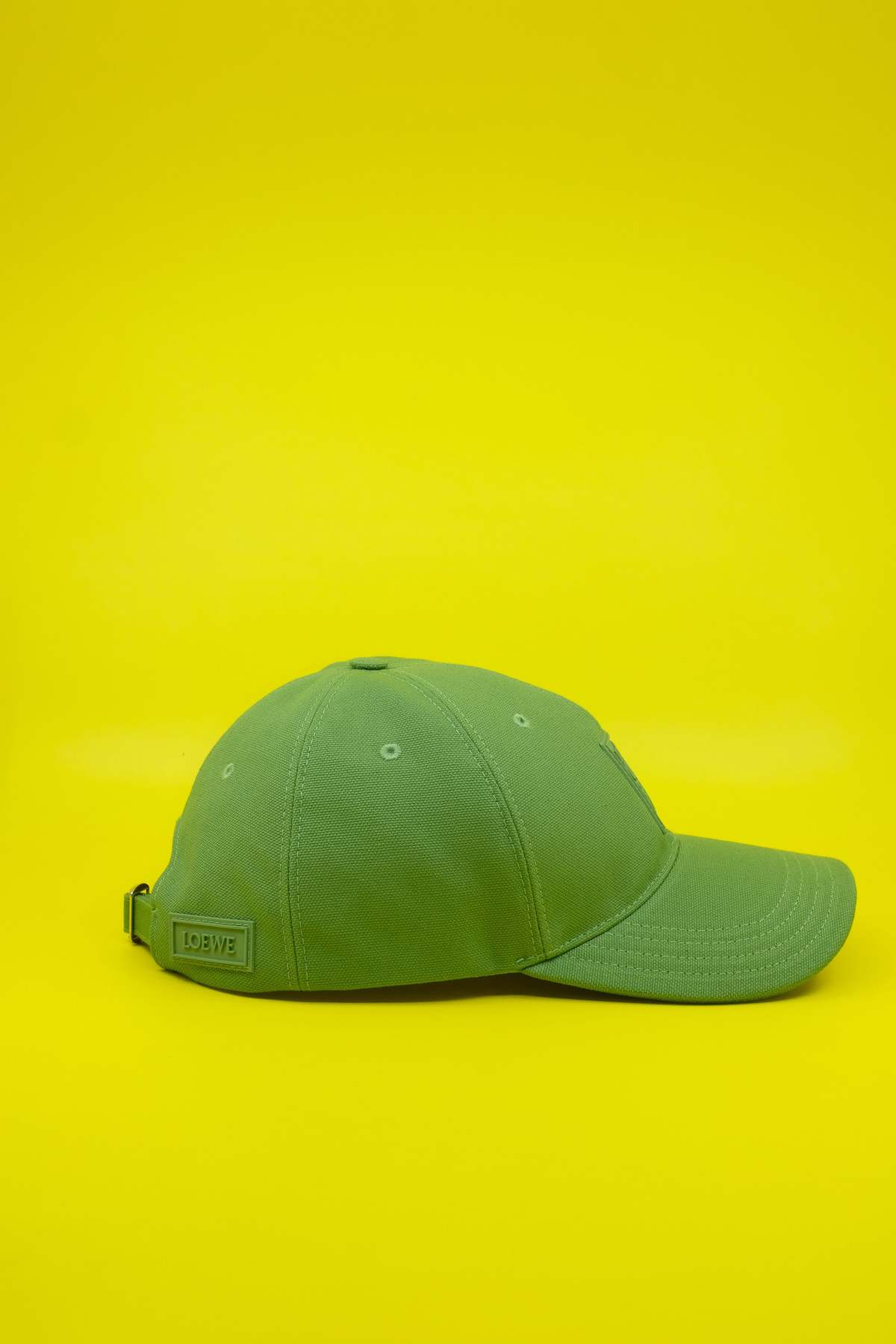 LOEWE Canvas Patch Cap - Bright Apple | Garmentory