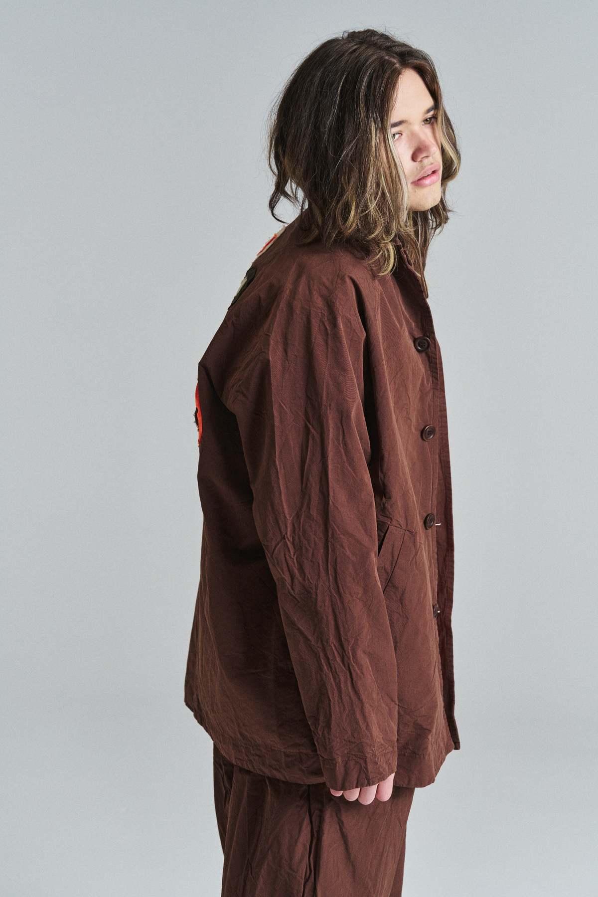 Casey Casey Paper Cotton Rotty Jacket - Havana | Garmentory