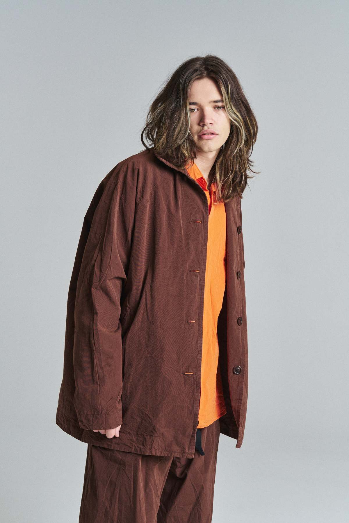 Casey Casey Paper Cotton Rotty Jacket - Havana | Garmentory