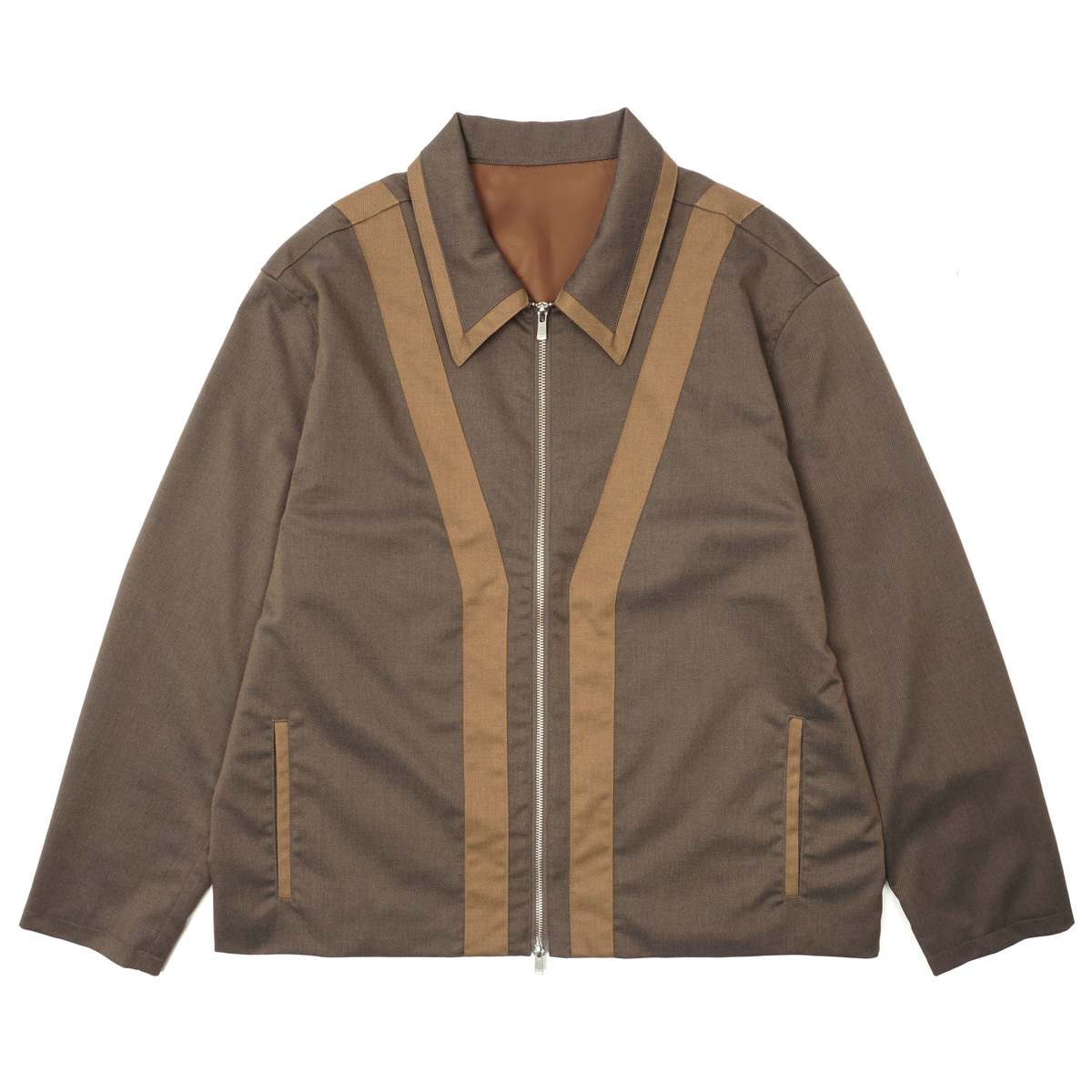 Monody Silhouette Mitchell Jacket - Light/Dark Brown | Garmentory