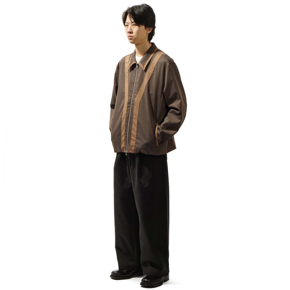 Monody Silhouette Mitchell Jacket - Light/Dark Brown | Garmentory