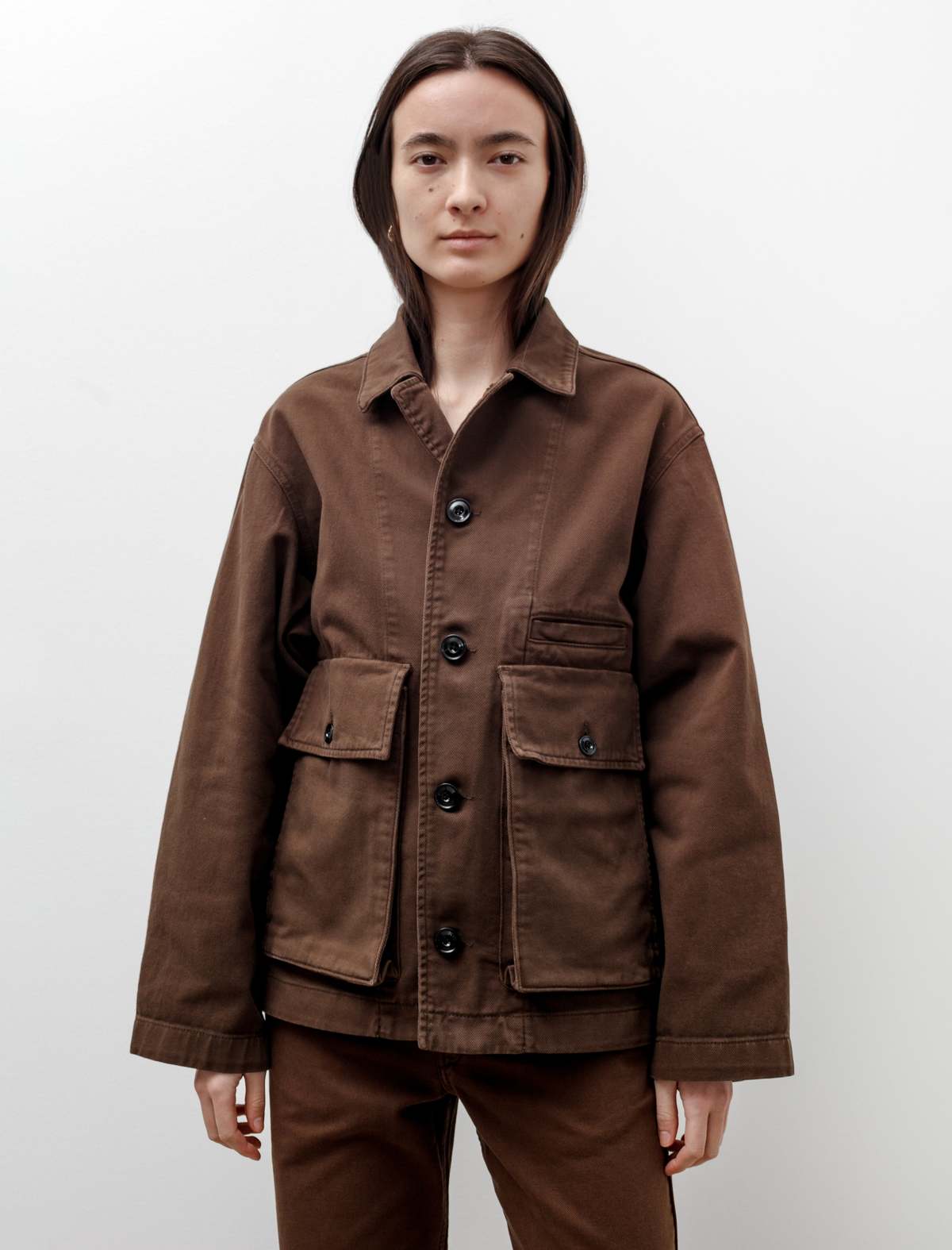 Lemaire Boxy Jacket - Dark Brown | Garmentory