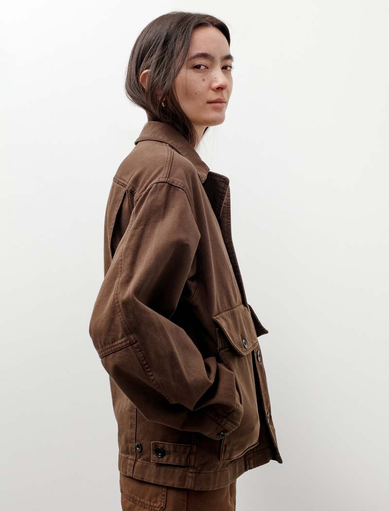 Lemaire Boxy Jacket - Dark Brown | Garmentory
