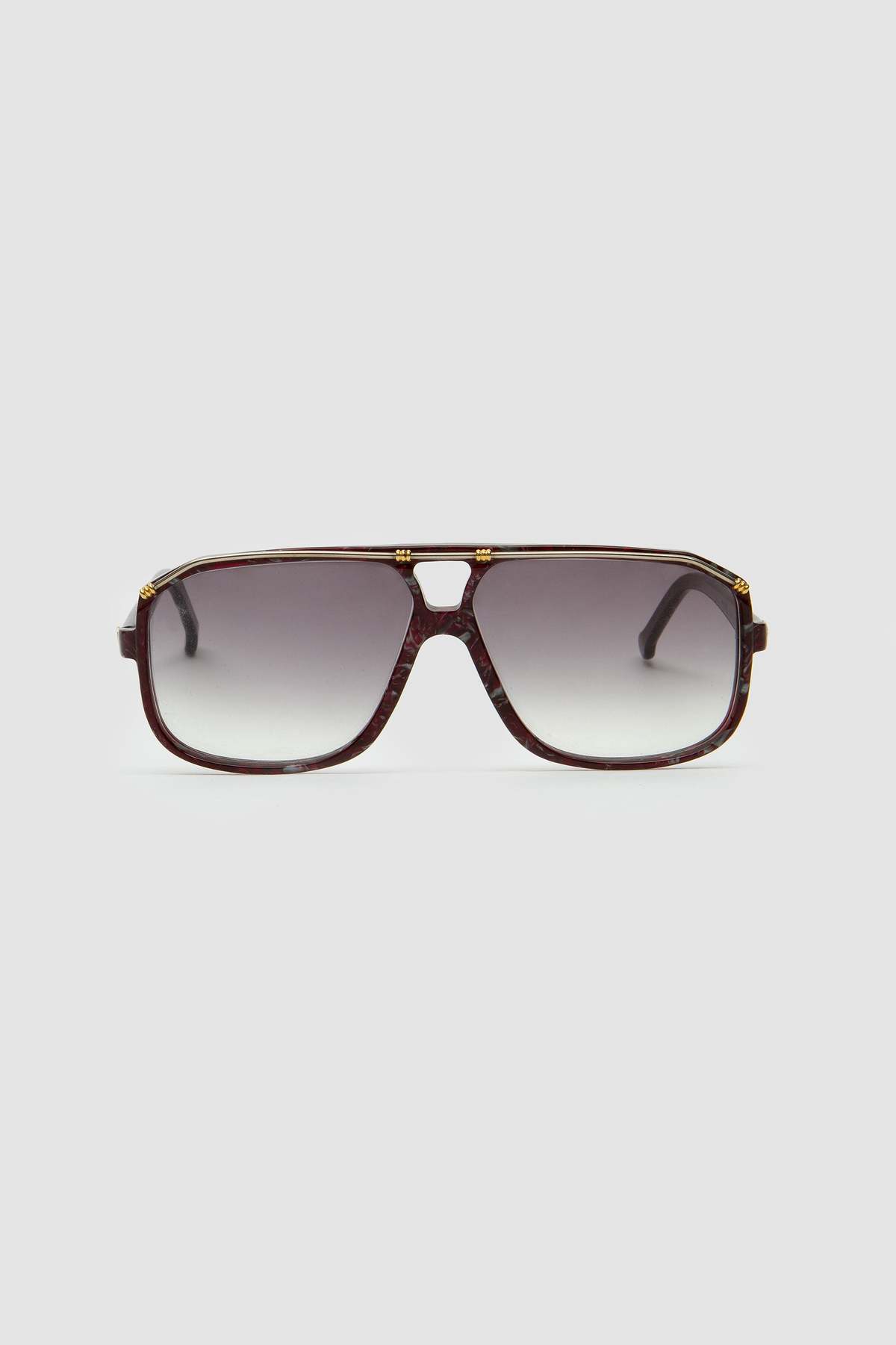 Vintage Sportivo Store 1970's Alain Delon Sunglasses - Burgundy ...