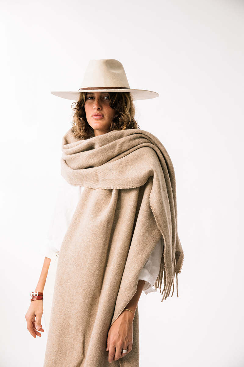 Pampa Oversized Scarf - Sand | Garmentory