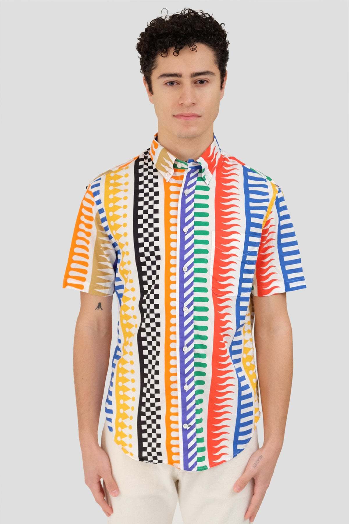 Gitman Bros. Alexander Girard Palio Shirt - Stripes | Garmentory