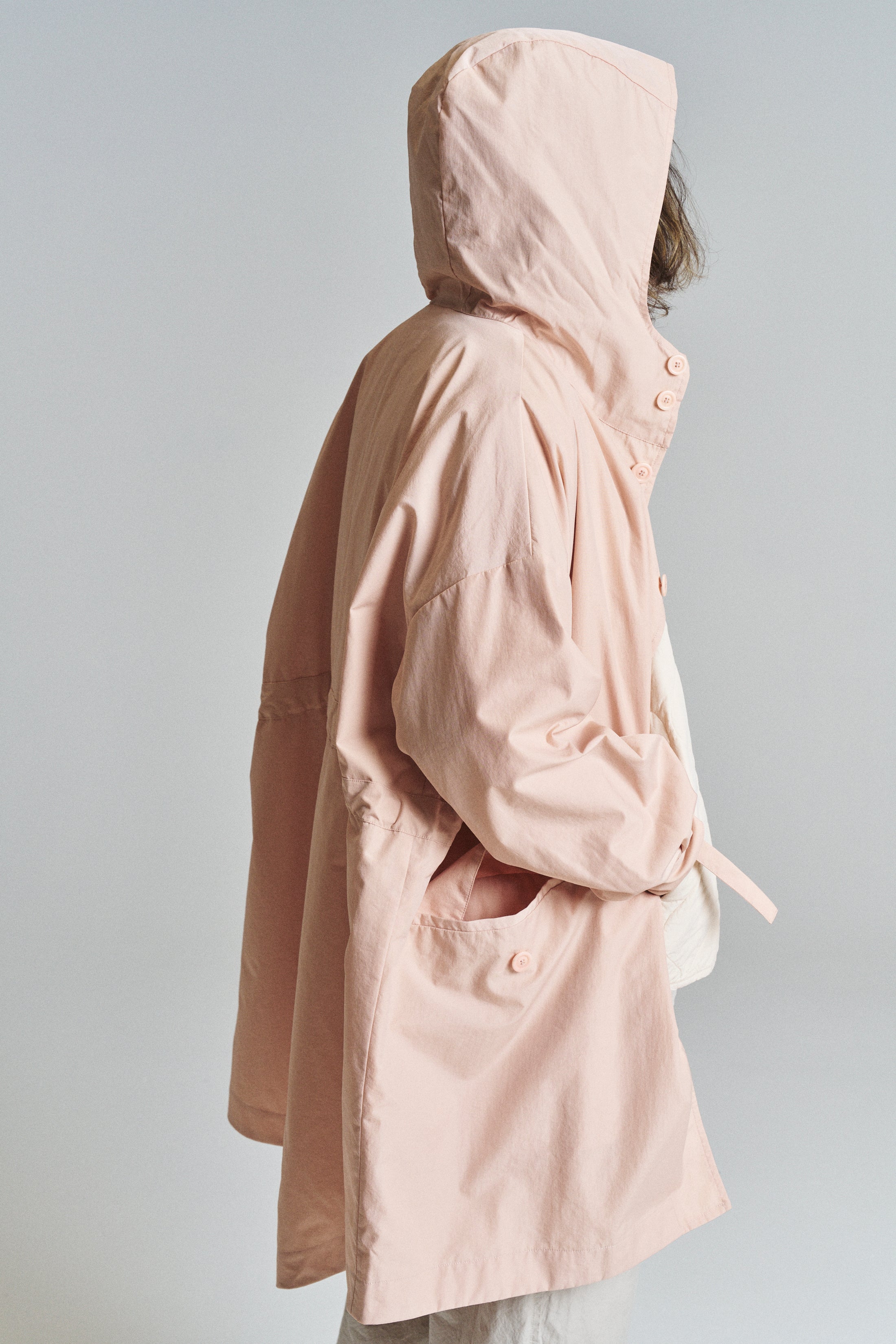 Casey Casey Light Tech Poly Stanley Parka - Pink | Garmentory