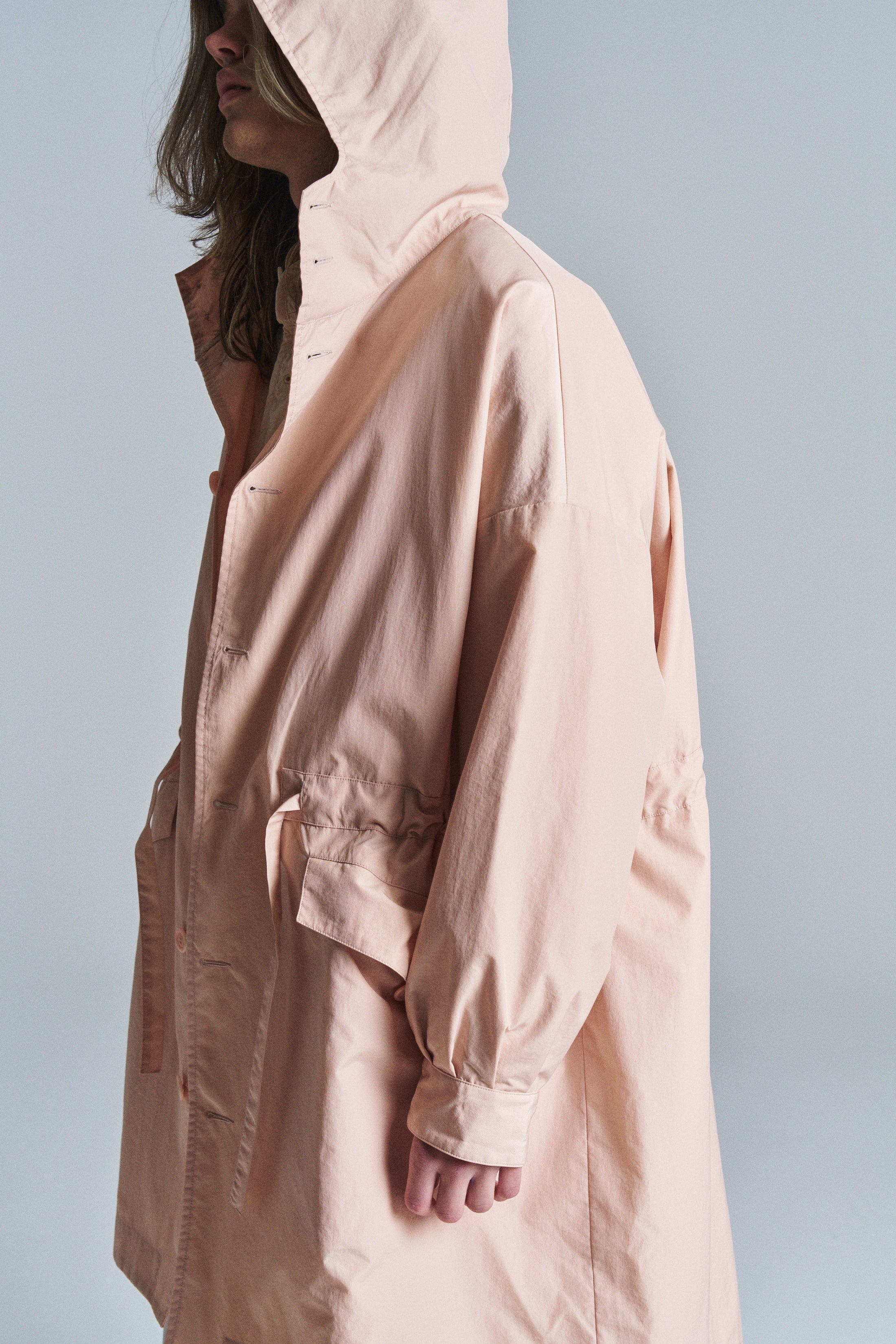 Casey Casey Light Tech Poly Stanley Parka - Pink | Garmentory