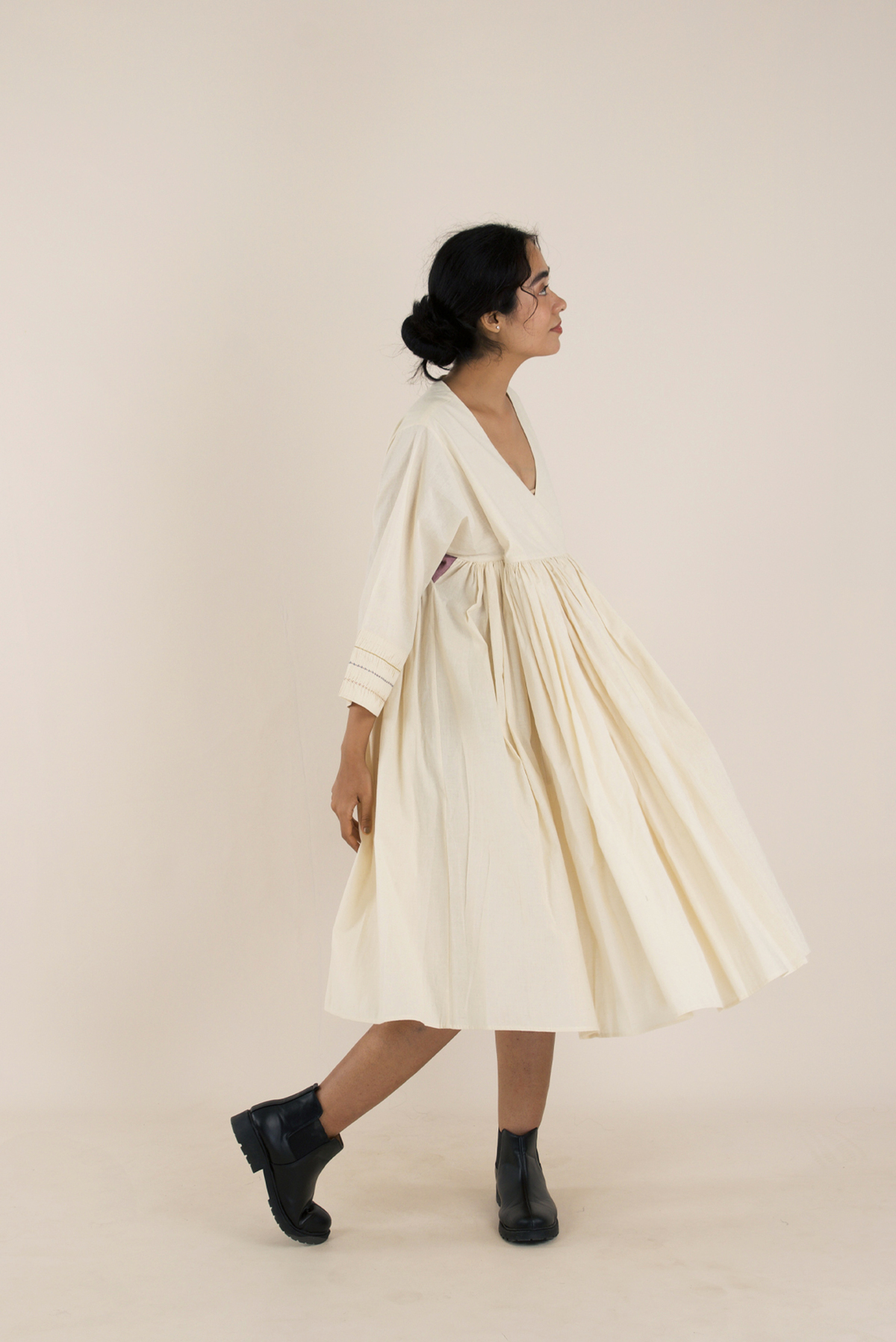 NAMBI-KAI Soft Dress - Vanilla | Garmentory