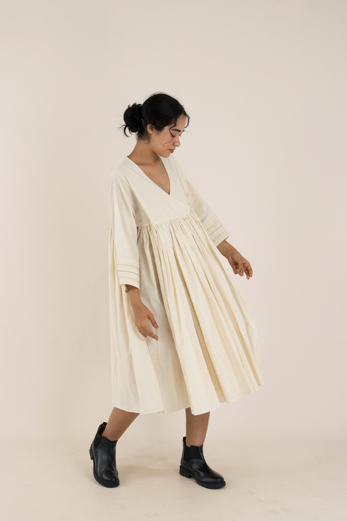 NAMBI-KAI Soft Dress - Vanilla | Garmentory