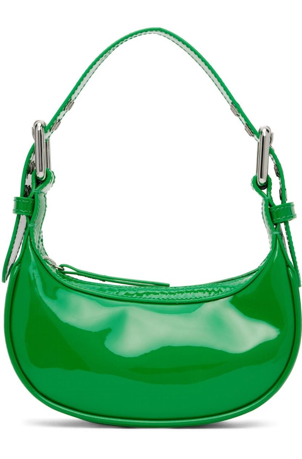 BY FAR Mini Soho Shoulder Bag - Green | Garmentory