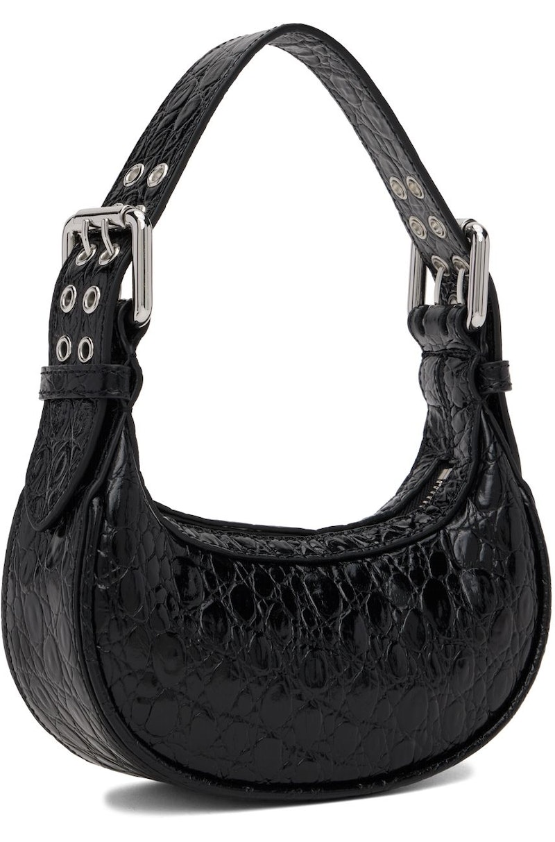 BY FAR Mini Soho Shoulder Bag - Black | Garmentory