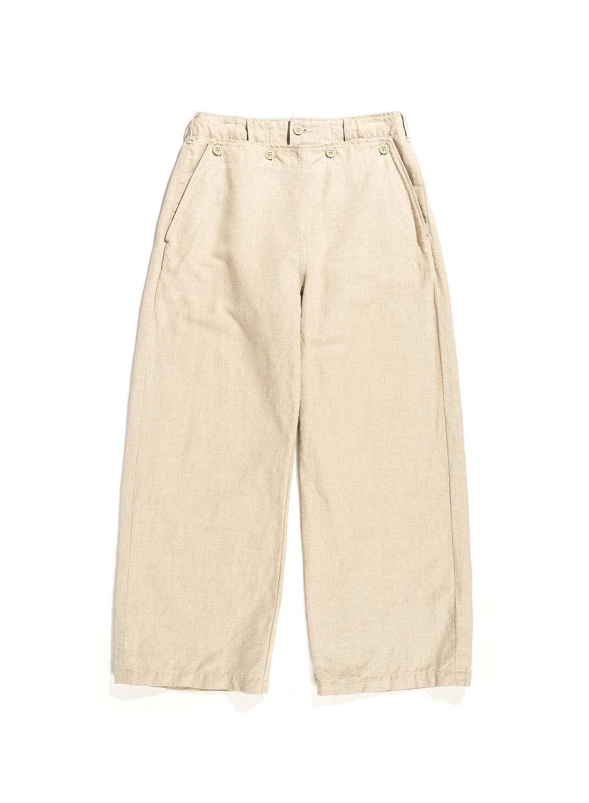 Engineered Garments Sailor Pant - Natural Linen Cotton | Garmentory