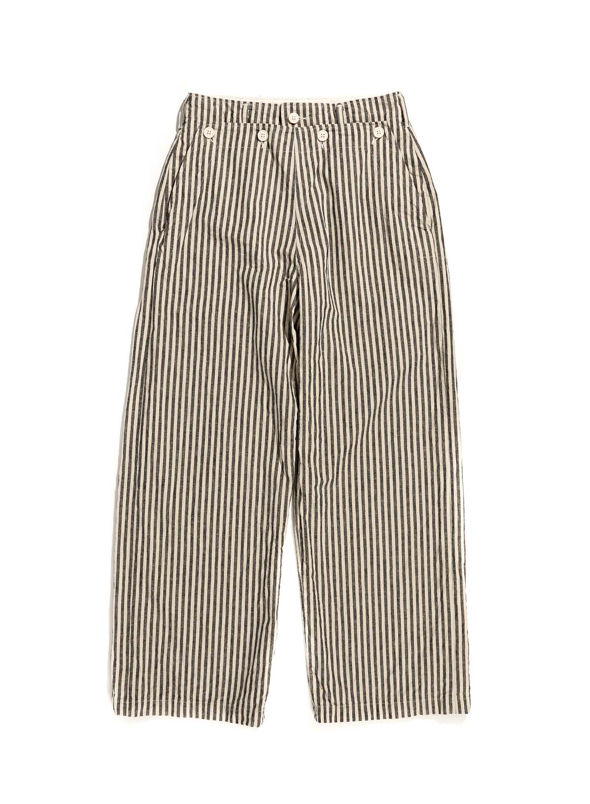 Engineered Garments Sailor Pant - Natural/Black LC Stripe | Garmentory