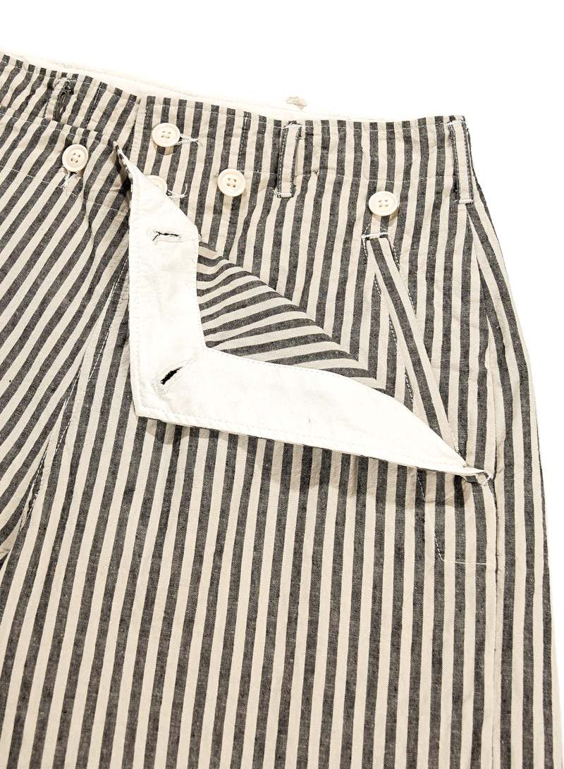 Engineered Garments Sailor Pant - Natural/Black LC Stripe | Garmentory