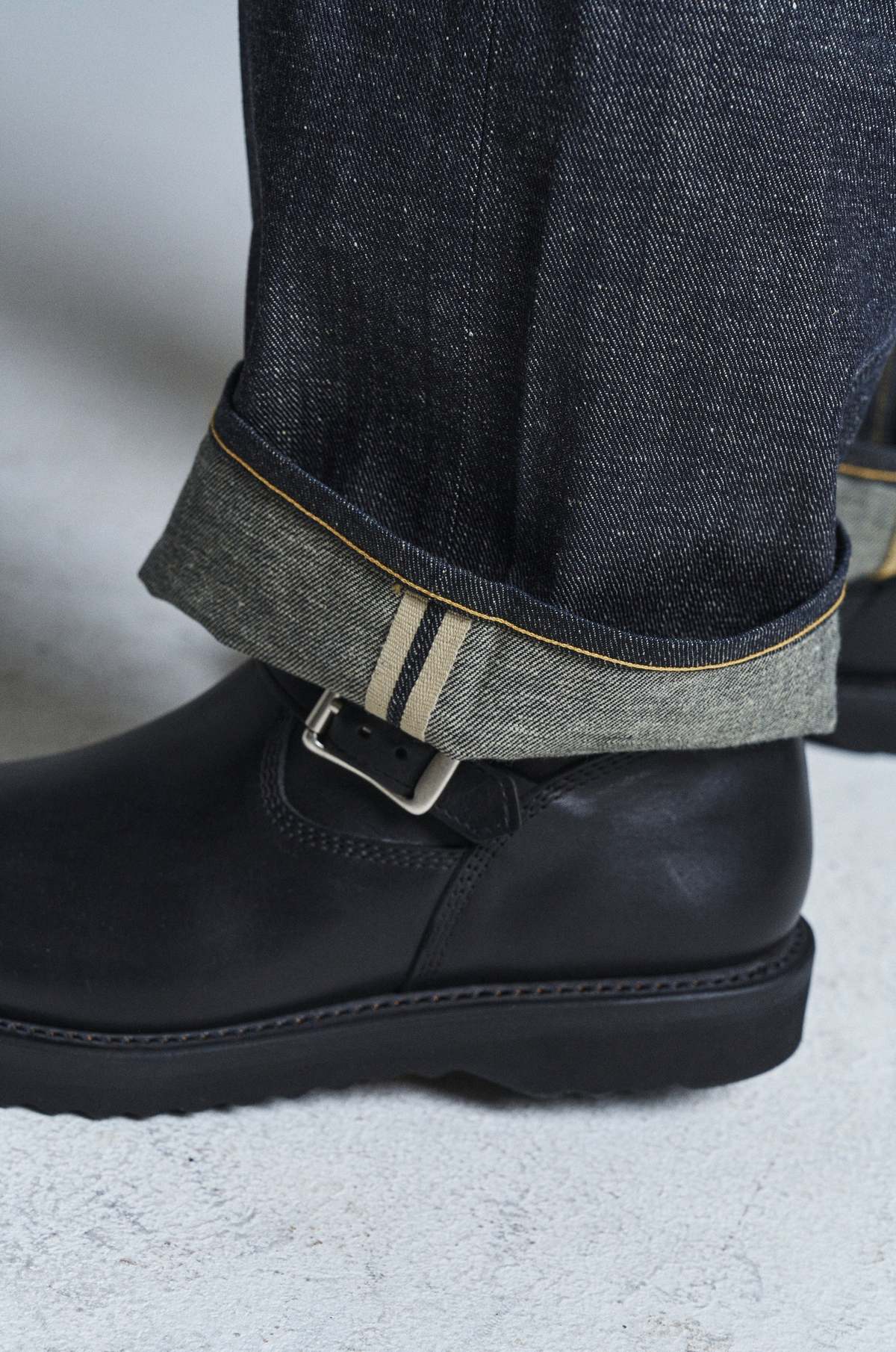 Taiga Takahashi Lot. 707 Buckle-Backed Trousers - Raw Indigo Denim ...