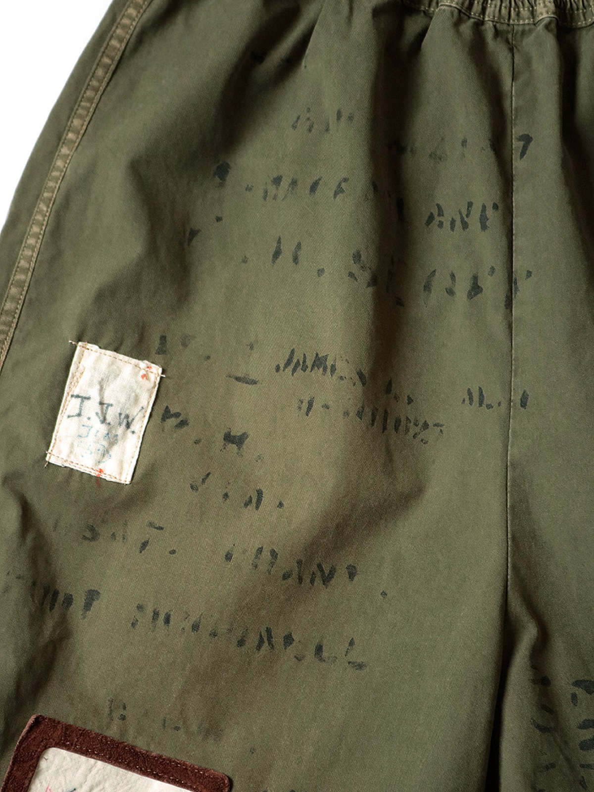 Kapital Cotton Burberry Remake Shorts - Khaki | Garmentory