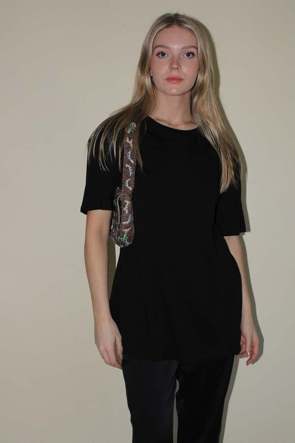 Skin Worldwide Courtney PJ T Shirt - Black | Garmentory