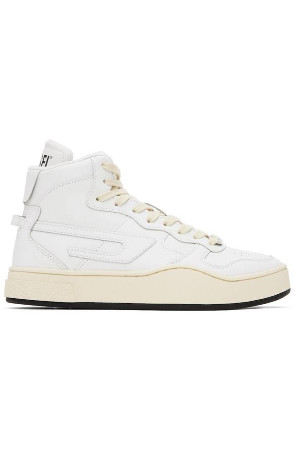 DIESEL S-Ukiyo Mid X Sneakers - White | Garmentory