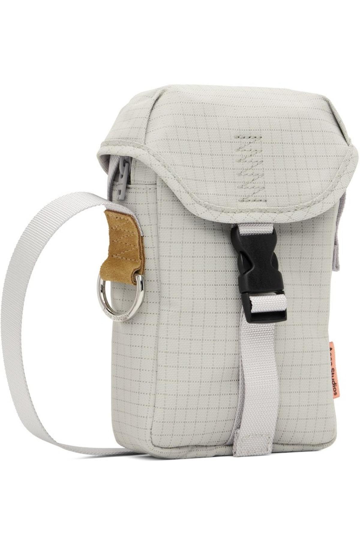 Acne Studios Phone Pouch Bag - Cold Beige/Lilac | Garmentory