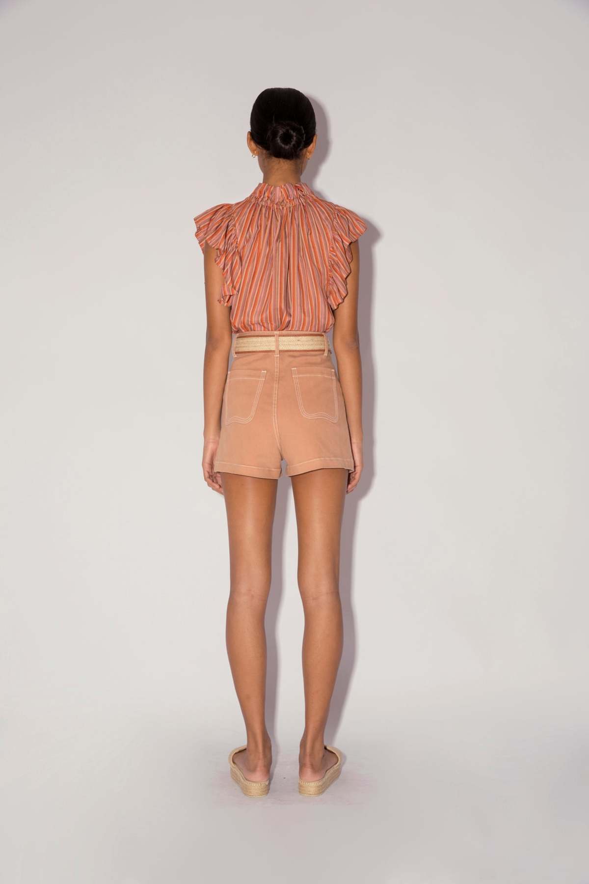 Magali Pascal Prima Top - Caramel Stripe | Garmentory