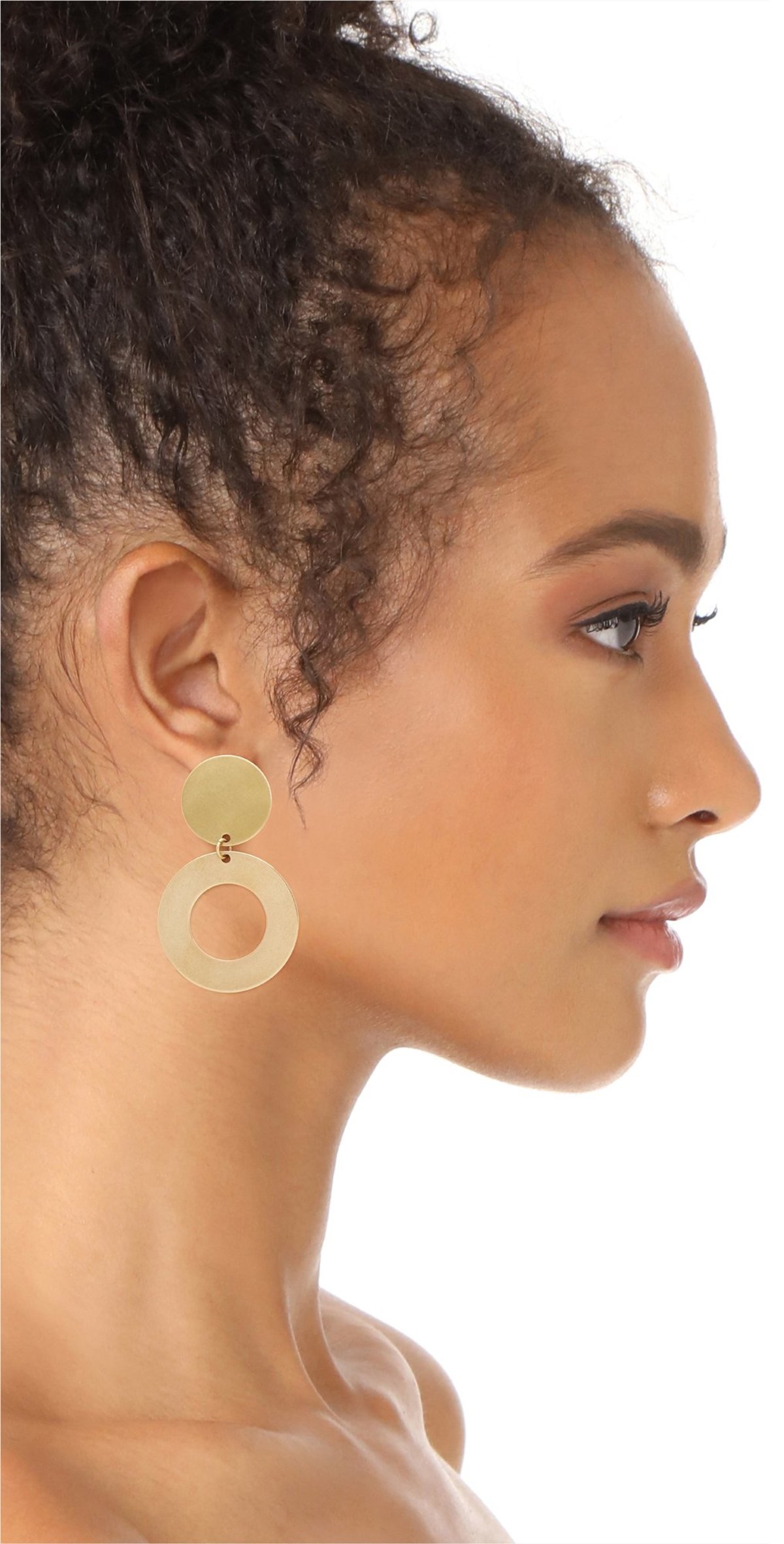 Modern Weaving Mini Disco Earrings | Garmentory