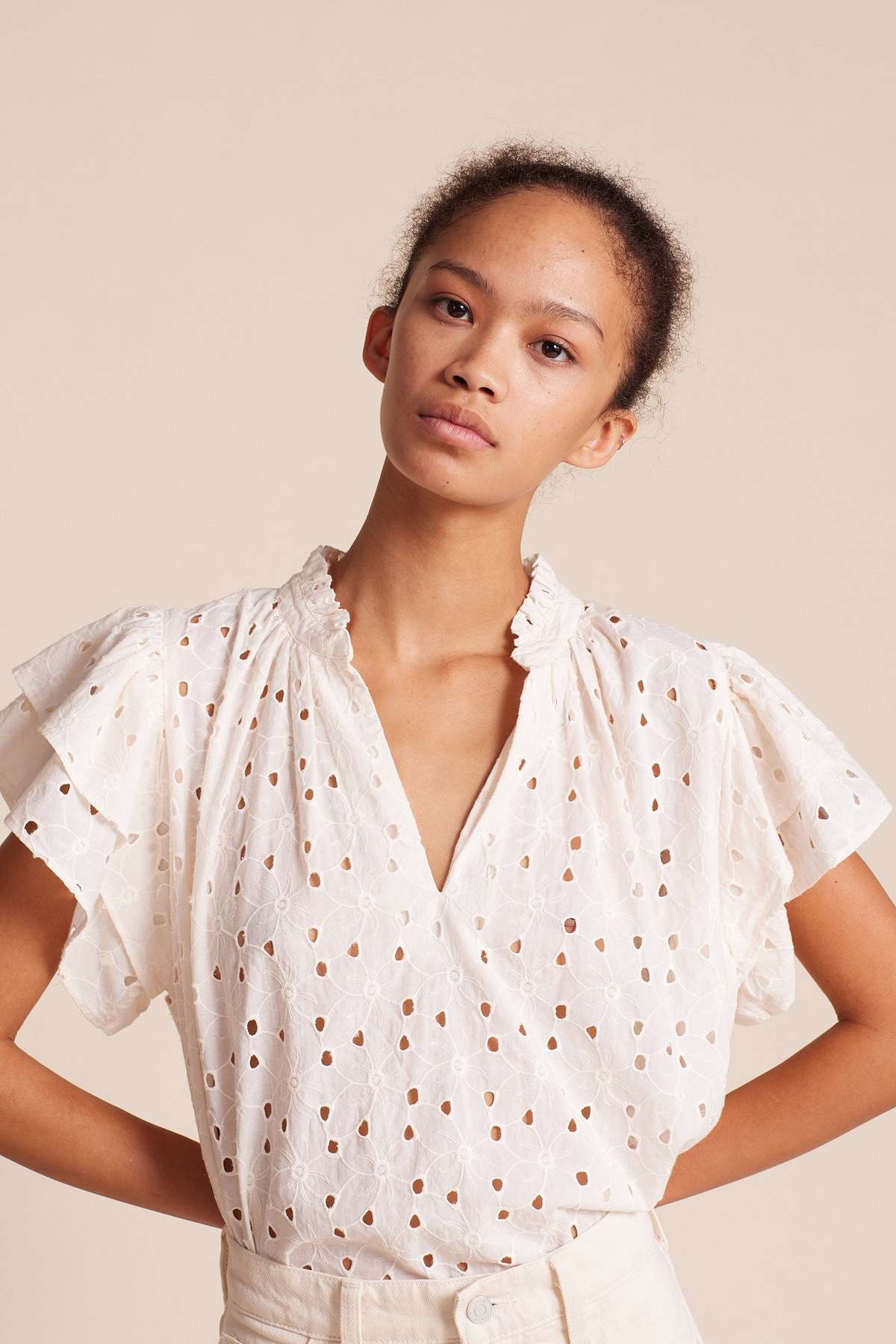 Trovata Clover Blouse - Daisy Eyelet | Garmentory