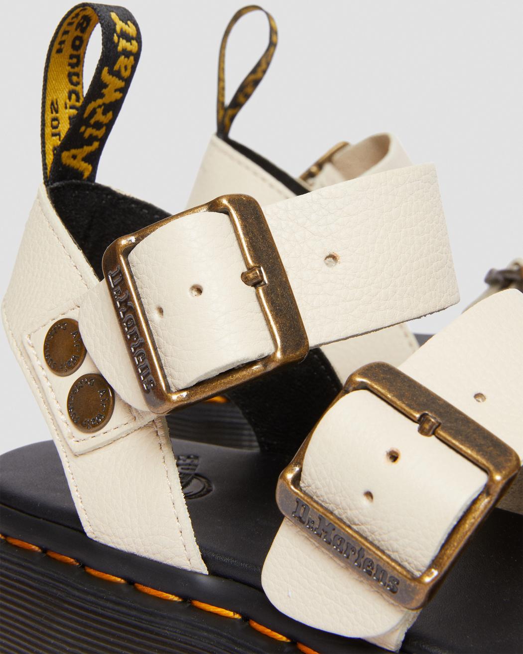 Dr. Martens Gryphon Brando Leather Gladiator Sandals - Beige | Garmentory