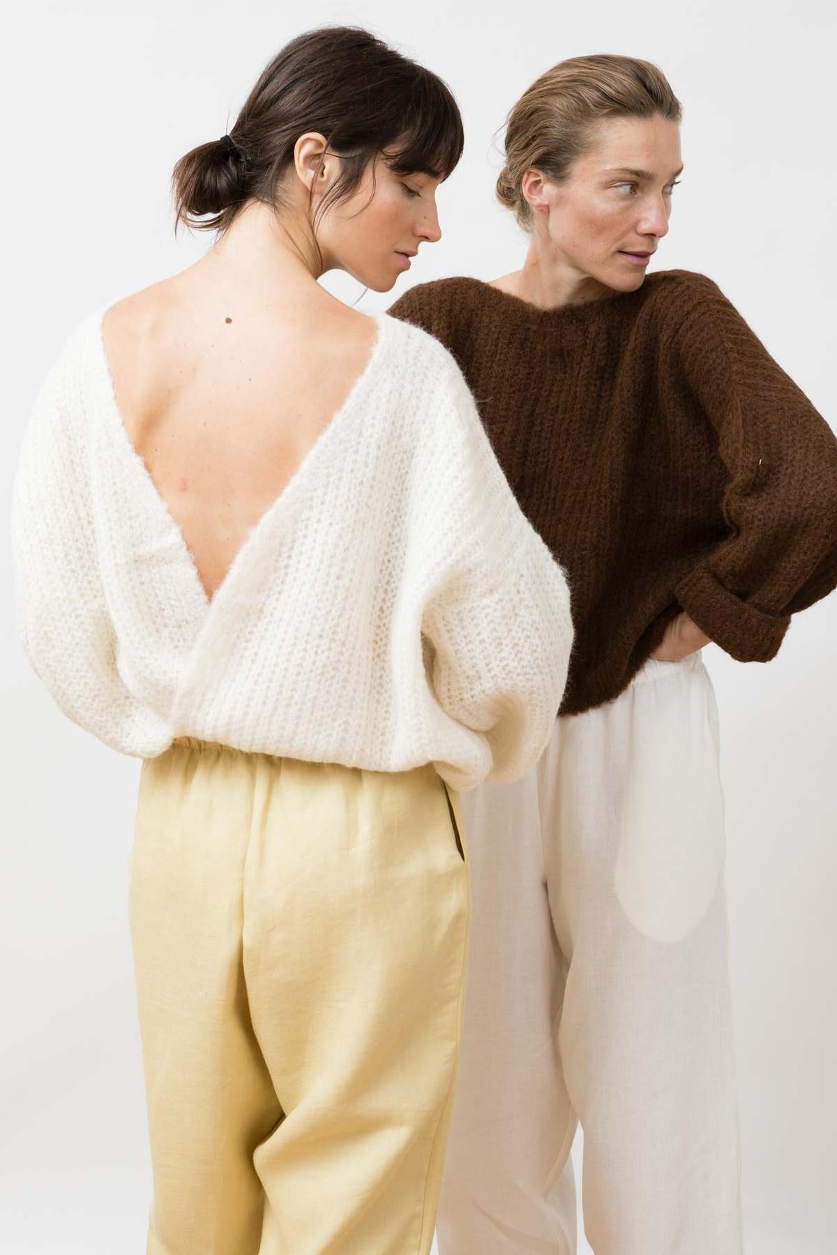 Jungle Folk wrap cardigan vega - Ivory | Garmentory