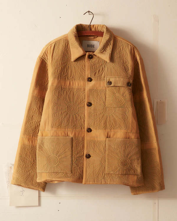 BODE Botanic Shadow Quilt Jacket | Garmentory