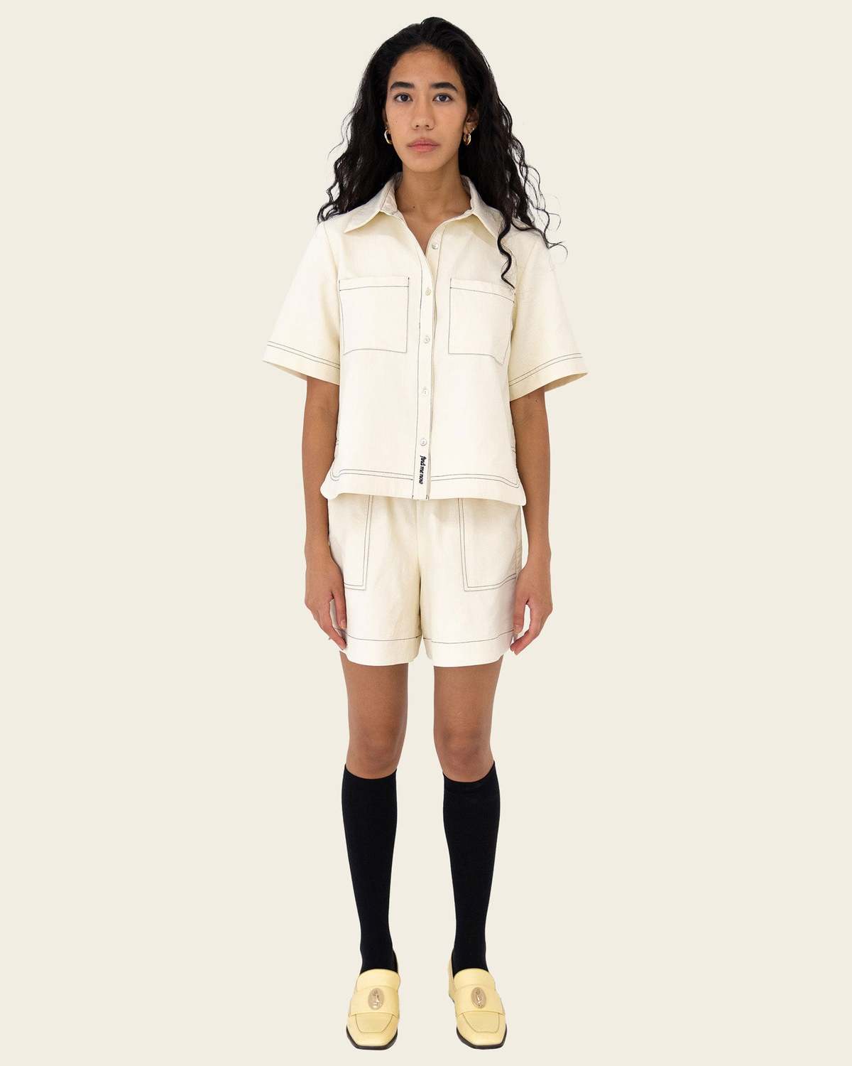 Find Me Now Hunter Cargo Basketball Short - Bone | Garmentory
